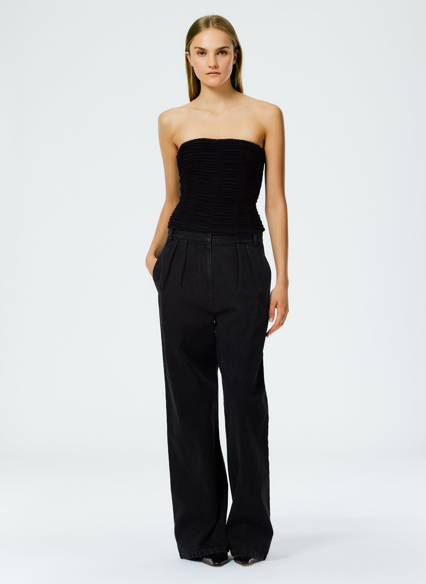 Black Denim Stella Jean - Regular – Tibi Official