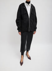 Techy Viscose Zip Up Hoodie – Tibi Official