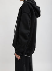 Techy Viscose Zip Up Hoodie – Tibi Official