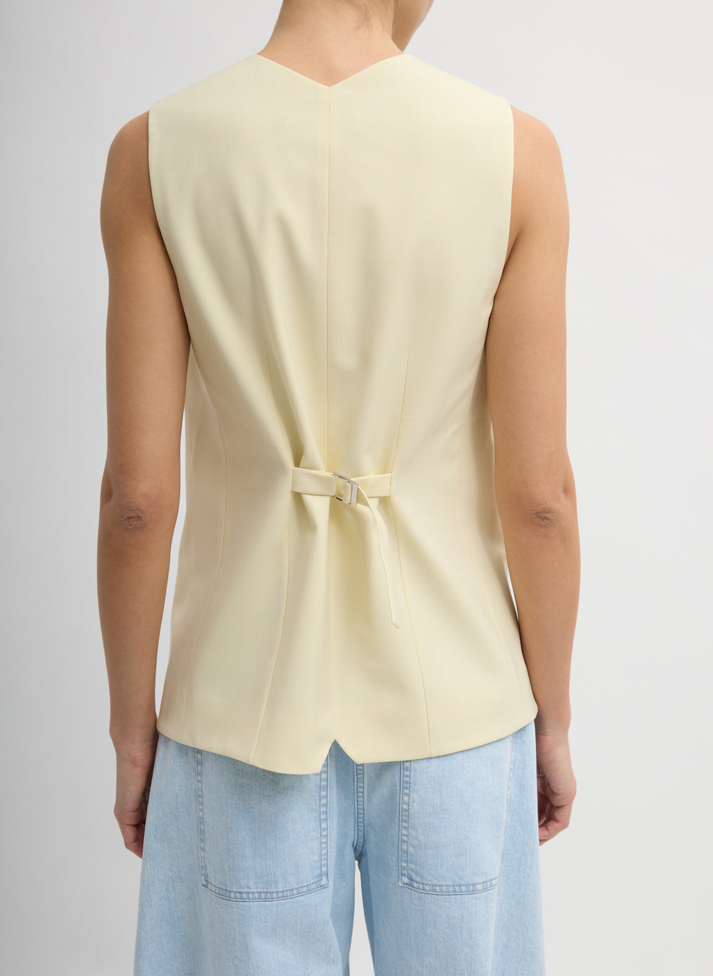 Tropical Wool Easy Vest – Tibi Official