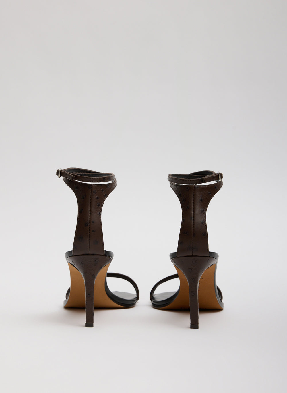 Ostrich Print Erno Heel – Tibi Official
