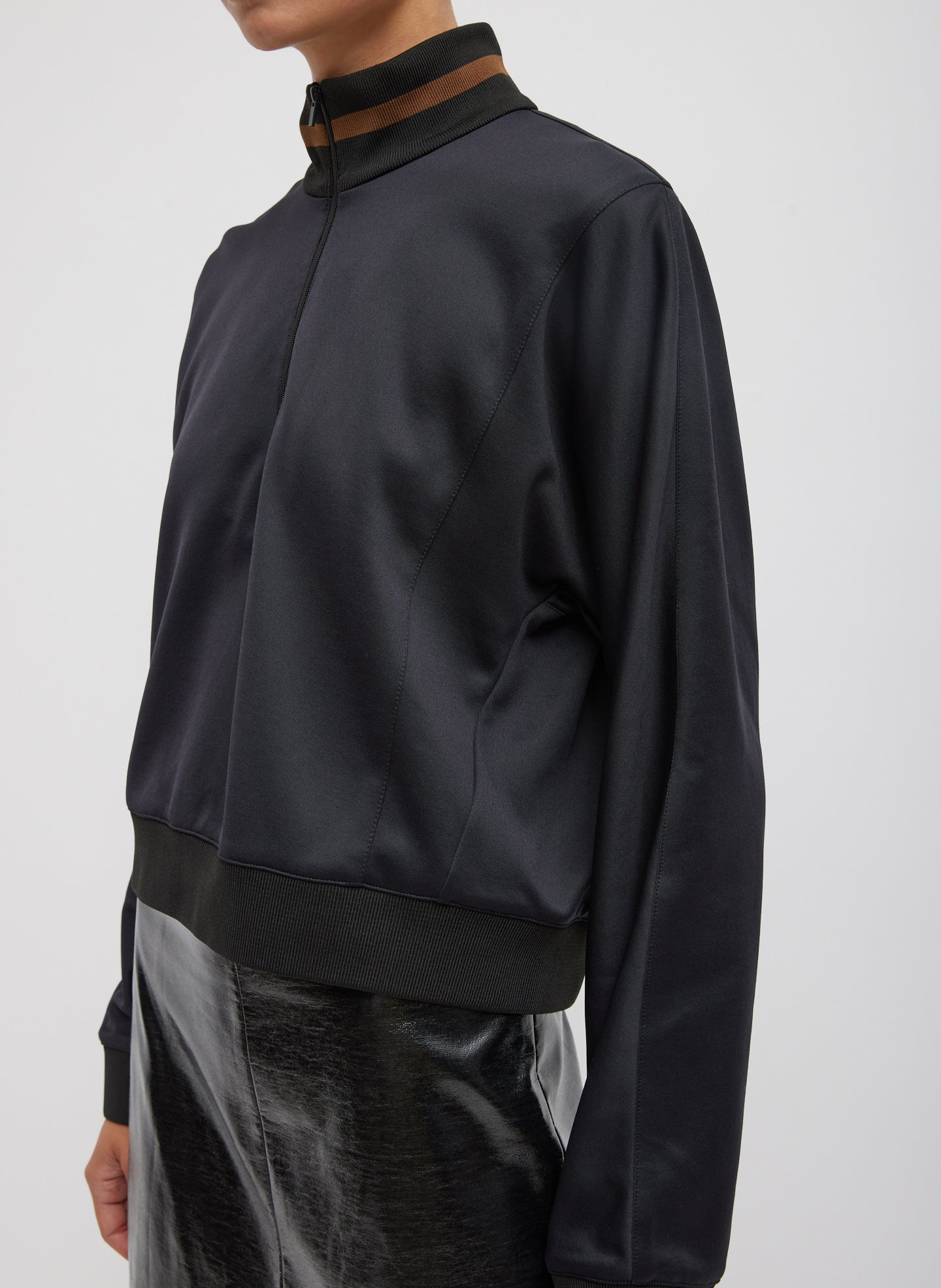 Active Knit Cropped Sweatshirt – Tibi Official