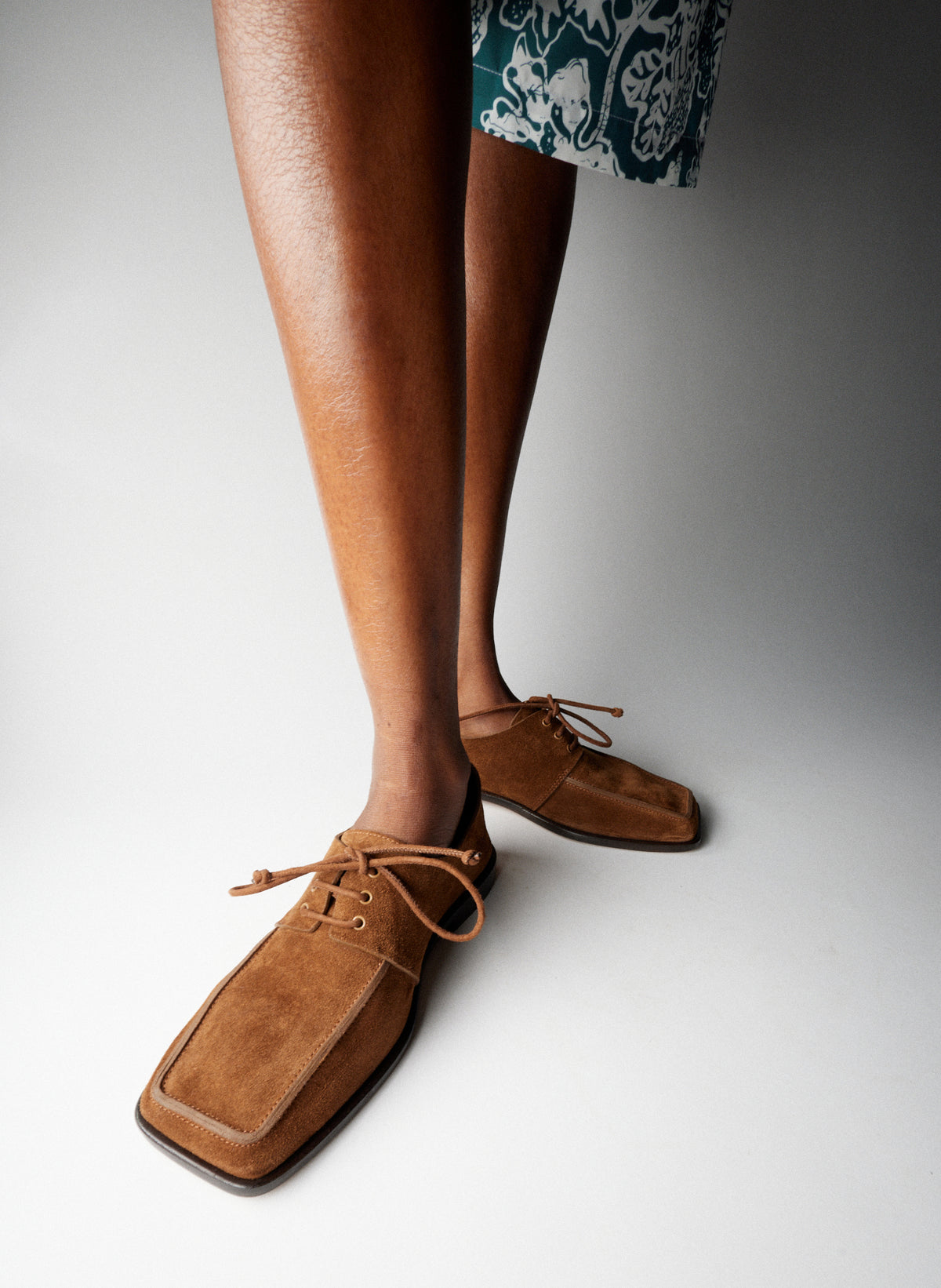 Suede Brody Square Toe Loafer – Tibi Official