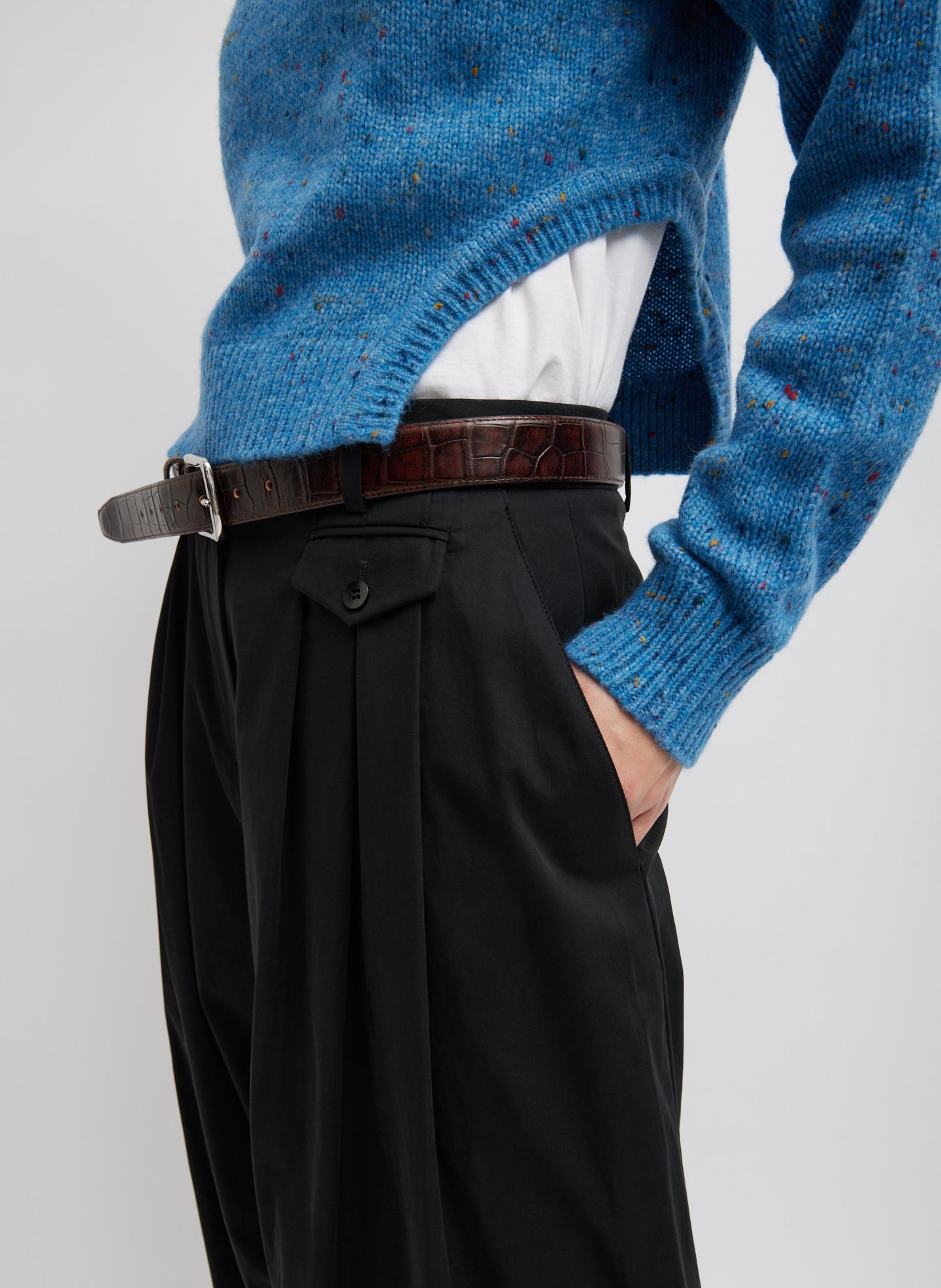 Bio Twill Triple Pleat Pant – Tibi Official