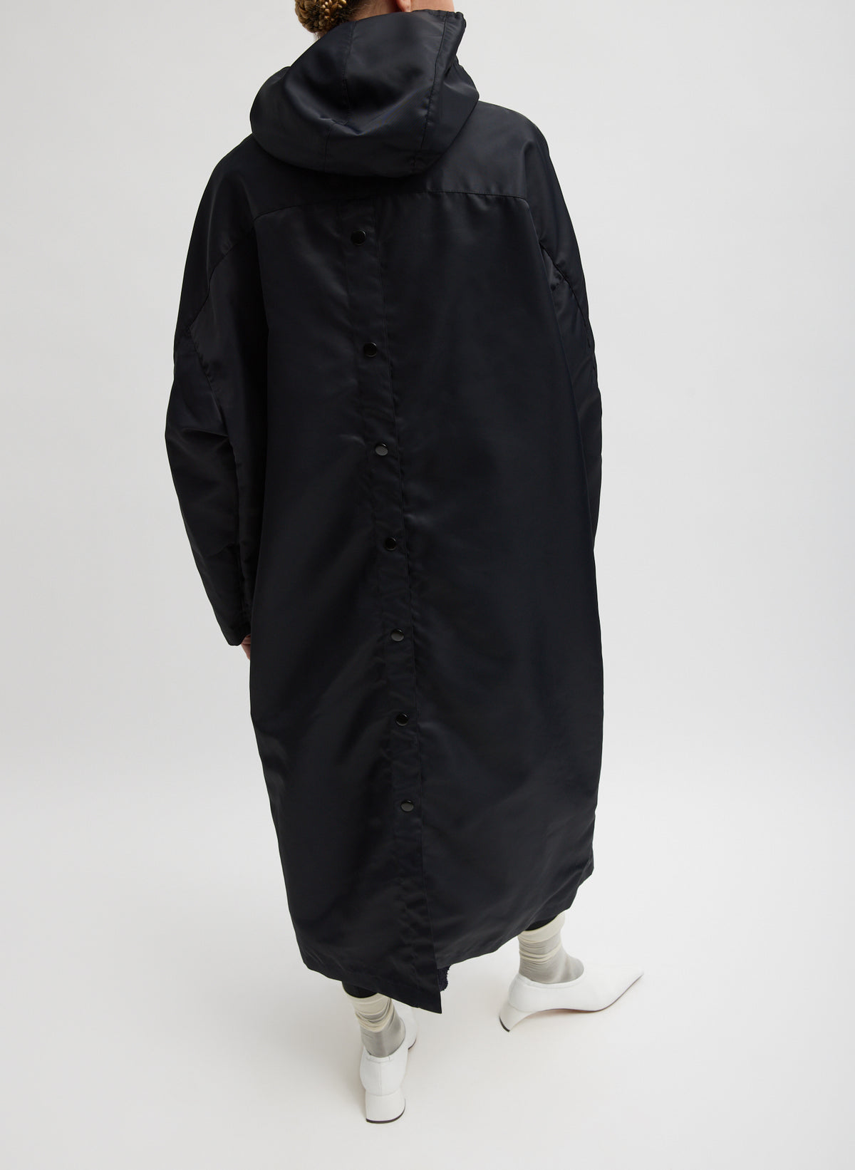 Eco Nylon Hooded Coat – Tibi Official
