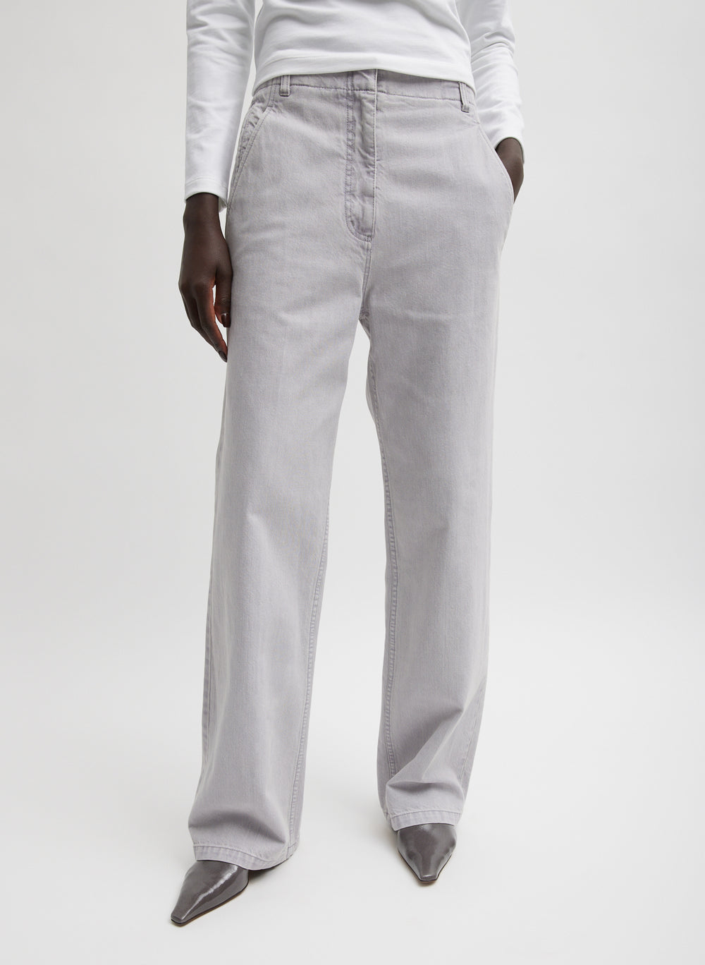 Grey Denim Barry Jean – Tibi Official