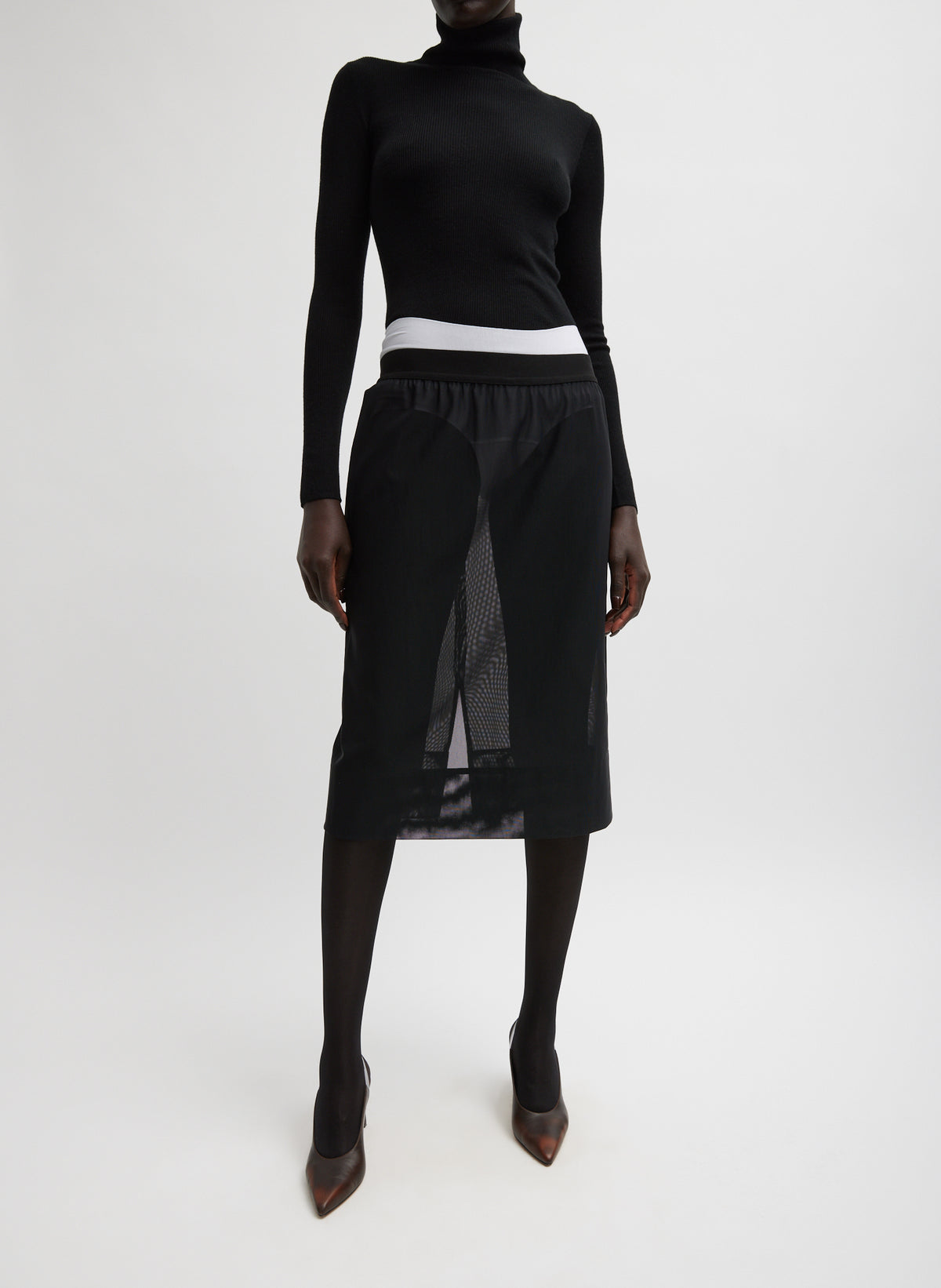 Power Mesh Skirt – Tibi Official