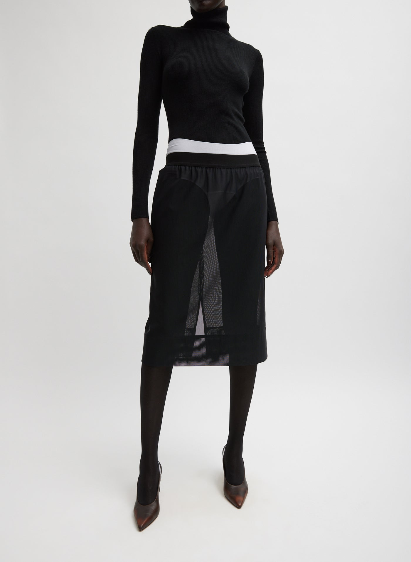Power Mesh Skirt – Tibi Official