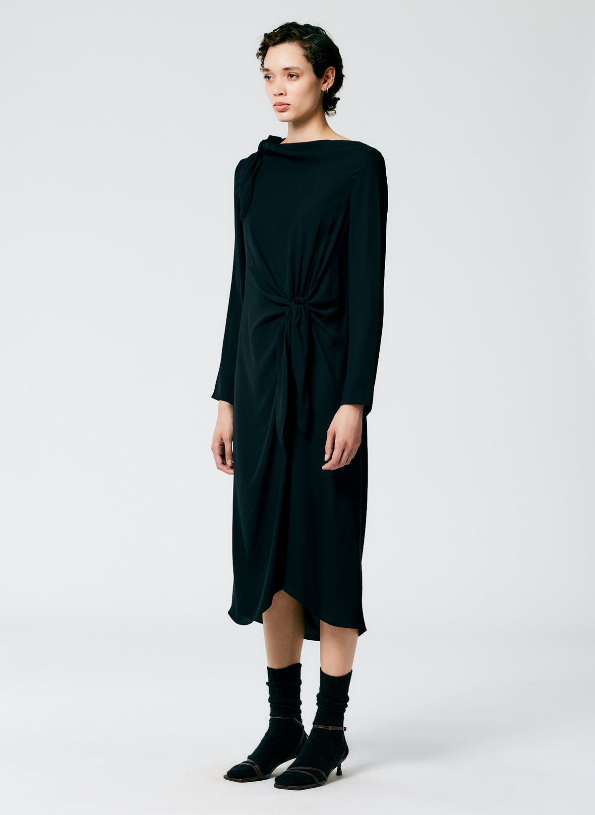 Feather Weight Eco Crepe Benedict Dress – Tibi Official