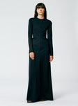 Compact Ultra Stretch Knit Lean Maxi Gown – Tibi Official