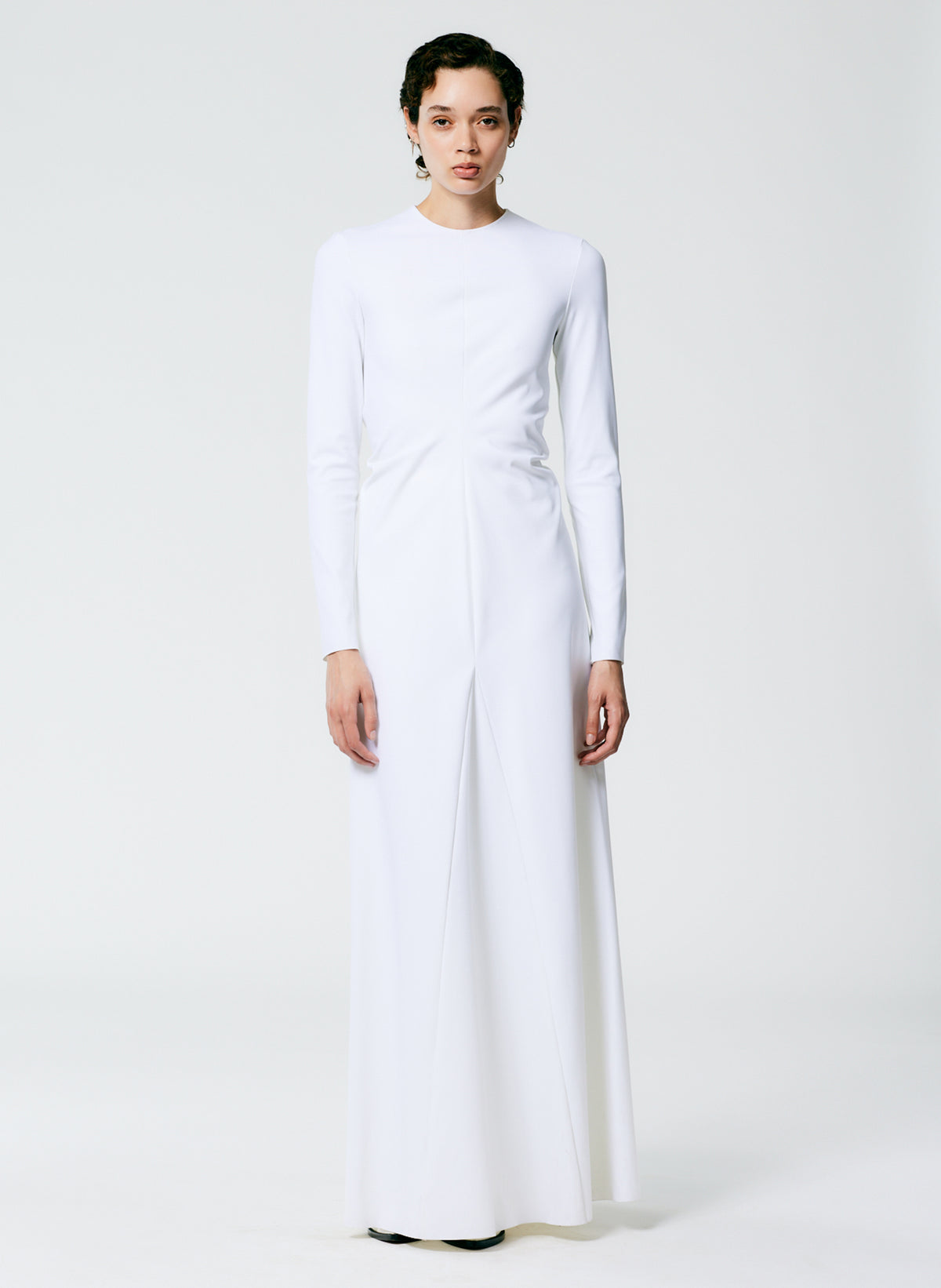 Compact Ultra Stretch Knit Lean Maxi Gown – Tibi Official
