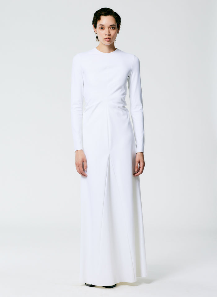 Compact Ultra Stretch Knit Lean Maxi Gown – Tibi Official