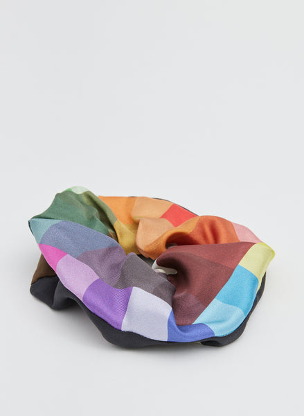 Silk Twill Color Wheel Scrunchie – Tibi Official