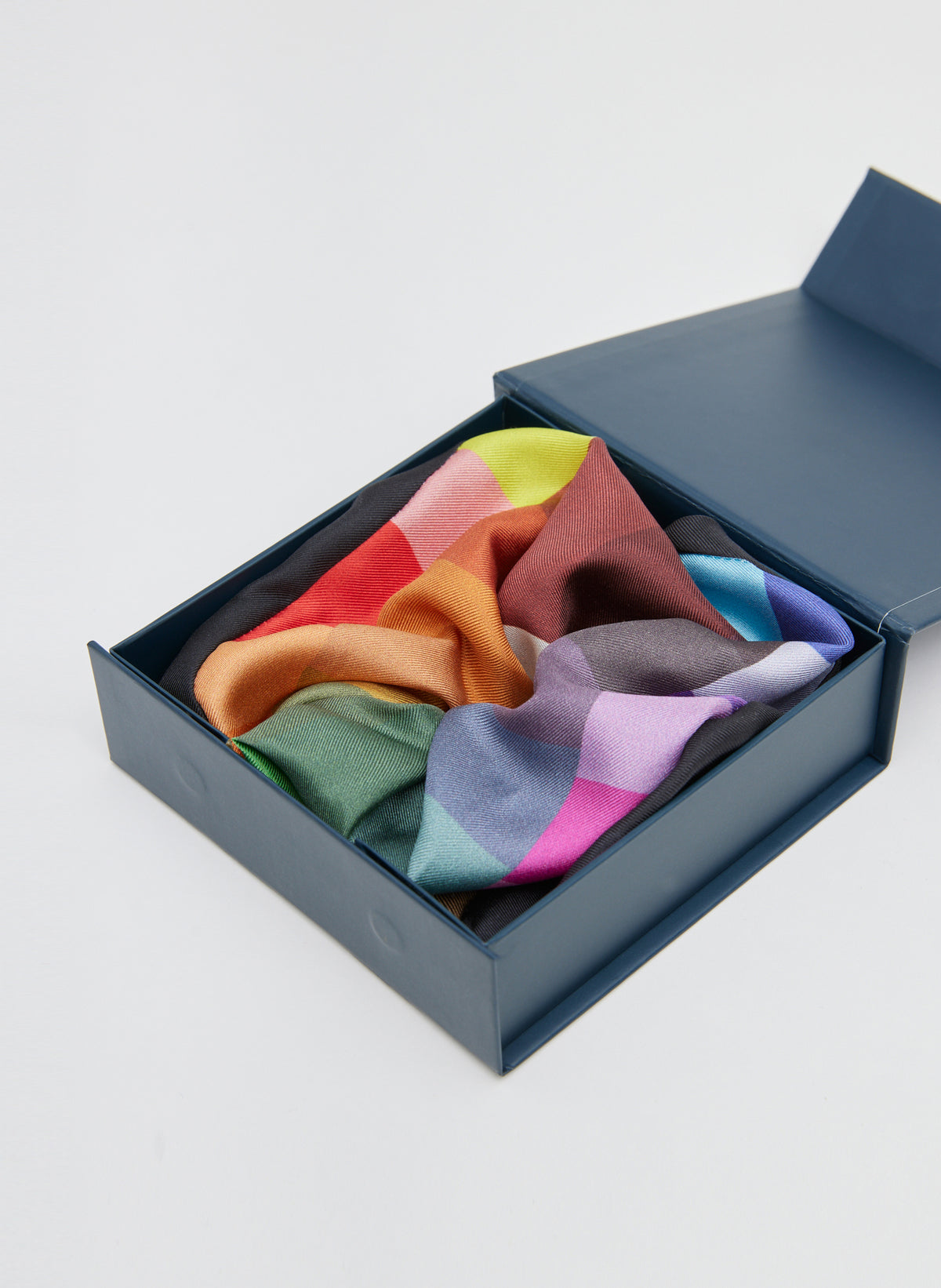 Silk Twill Color Wheel Scrunchie – Tibi Official