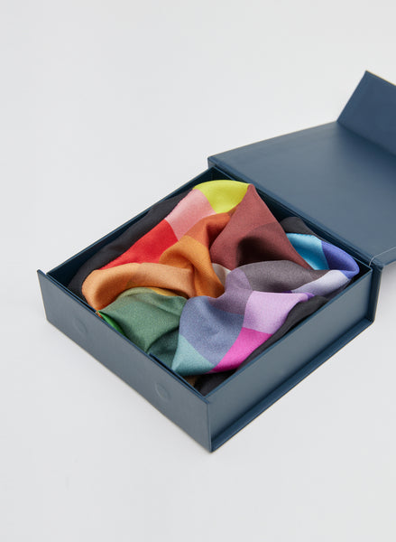 Silk Twill Color Wheel Scrunchie – Tibi Official