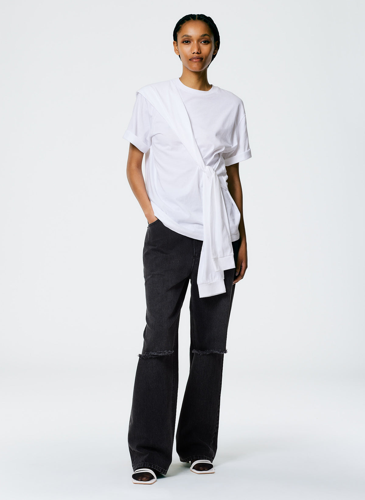Tie T-Shirt – Tibi Official