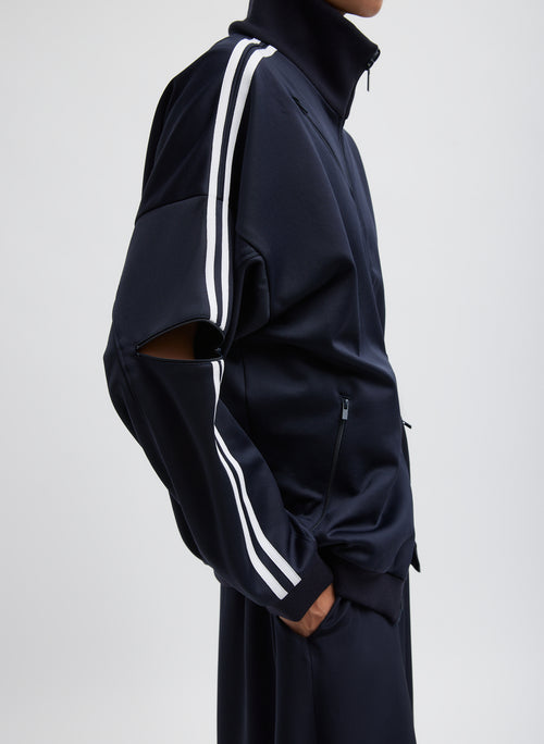 Active Knit Zipper Detailed Track Jacket – Tibi Official
