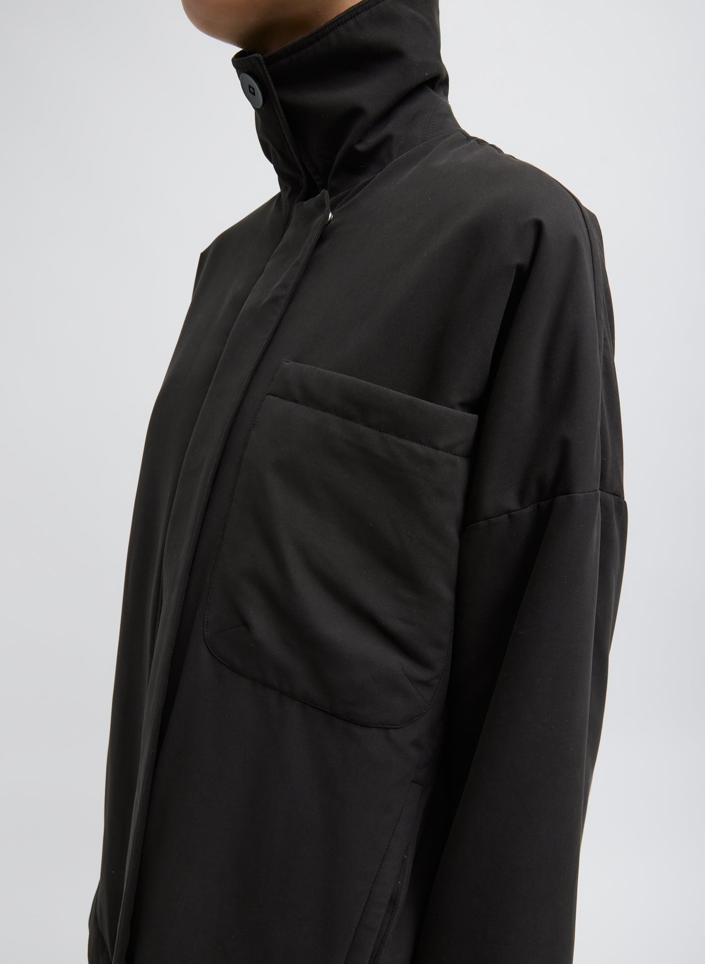 Clyde Padding Shirt Jacket – Tibi Official