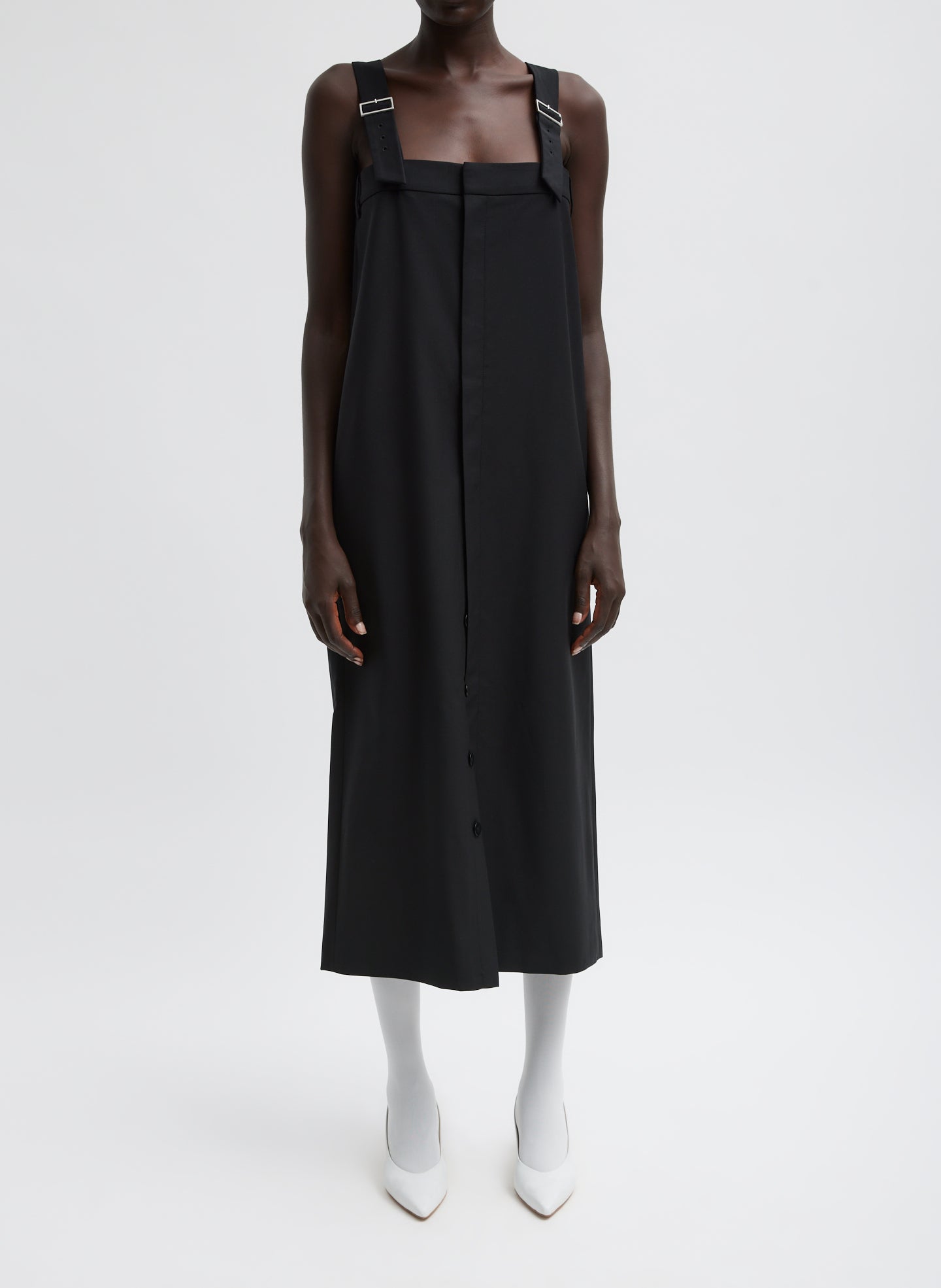 Tropical Wool Convertible Overall Skirt – Tibi Official