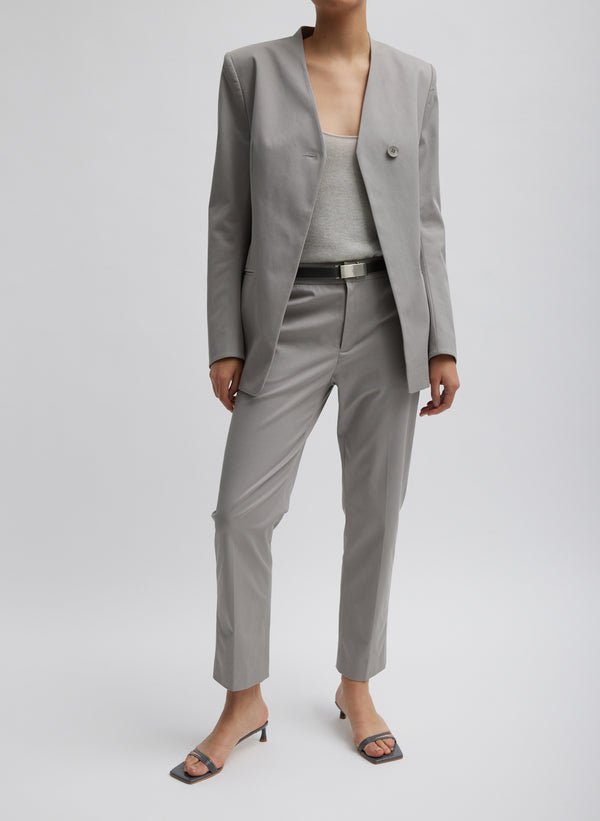 Oliver Cotton Stretch Tricotine Lennon Ankle Pant – Tibi Official