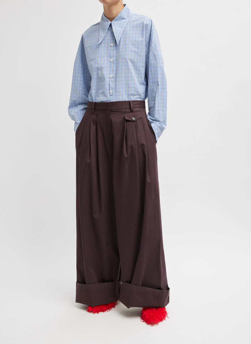 Bio Twill Triple Pleat Pant – Tibi Official