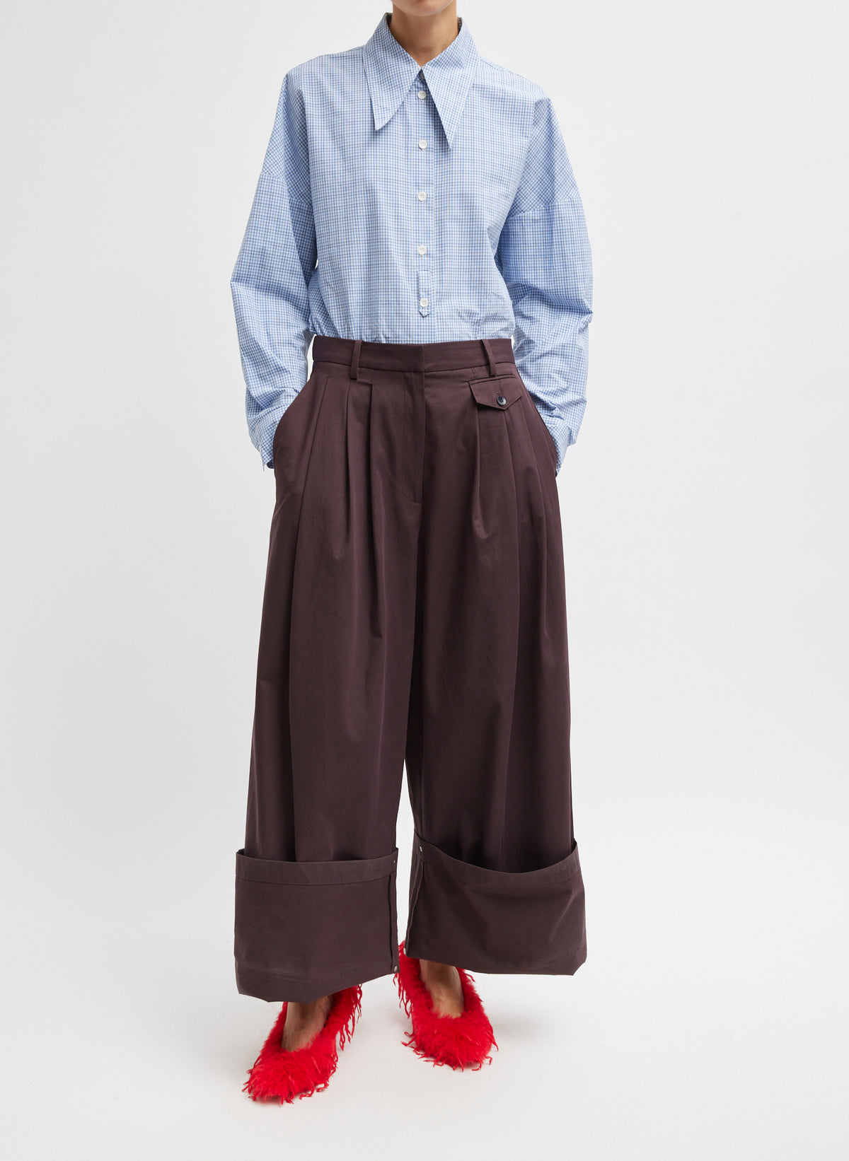 Bio Twill Triple Pleat Pant – Tibi Official