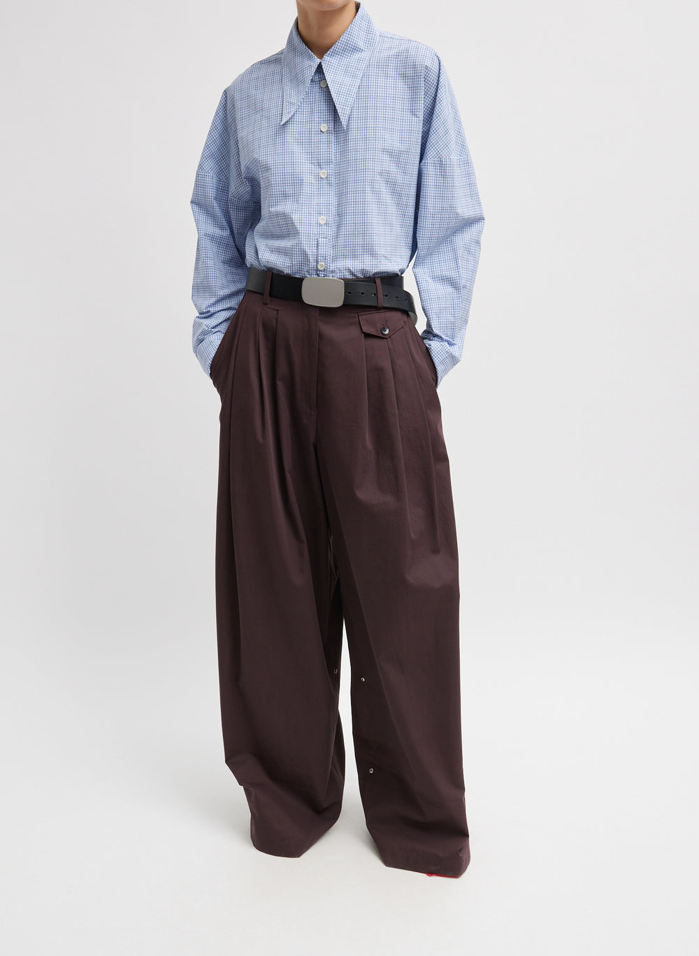 Bio Twill Triple Pleat Pant – Tibi Official