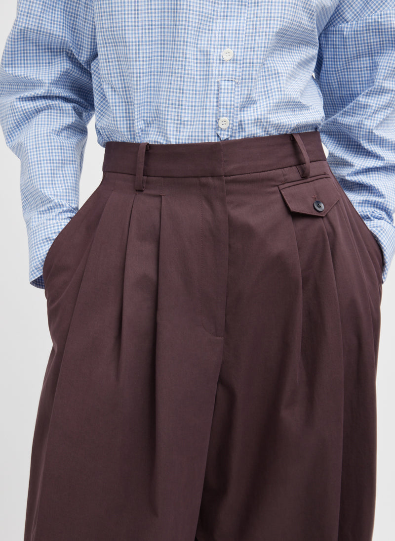 Bio Twill Triple Pleat Pant – Tibi Official