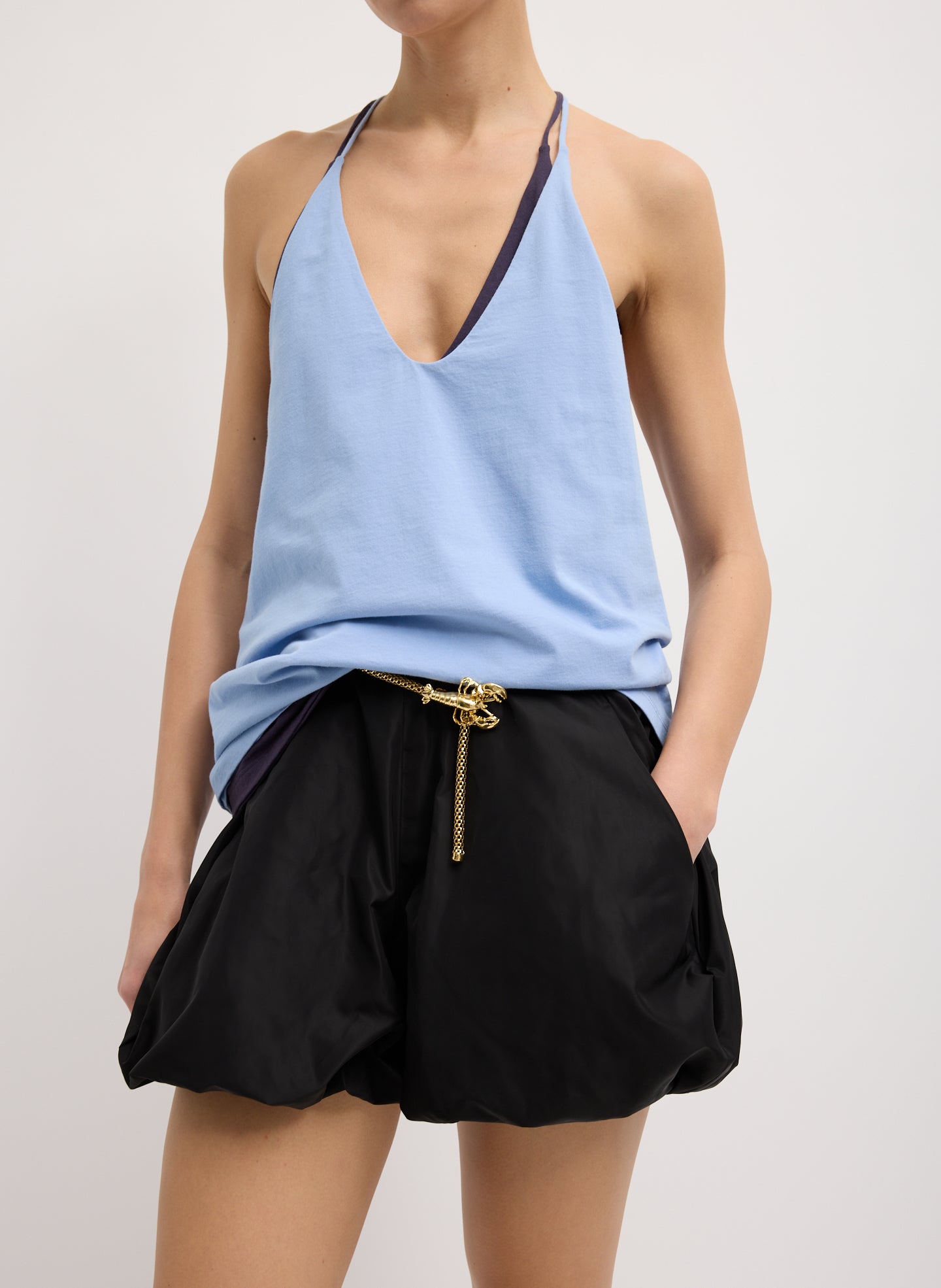 Italian Sporty Nylon Bubble Short – Tibi Official