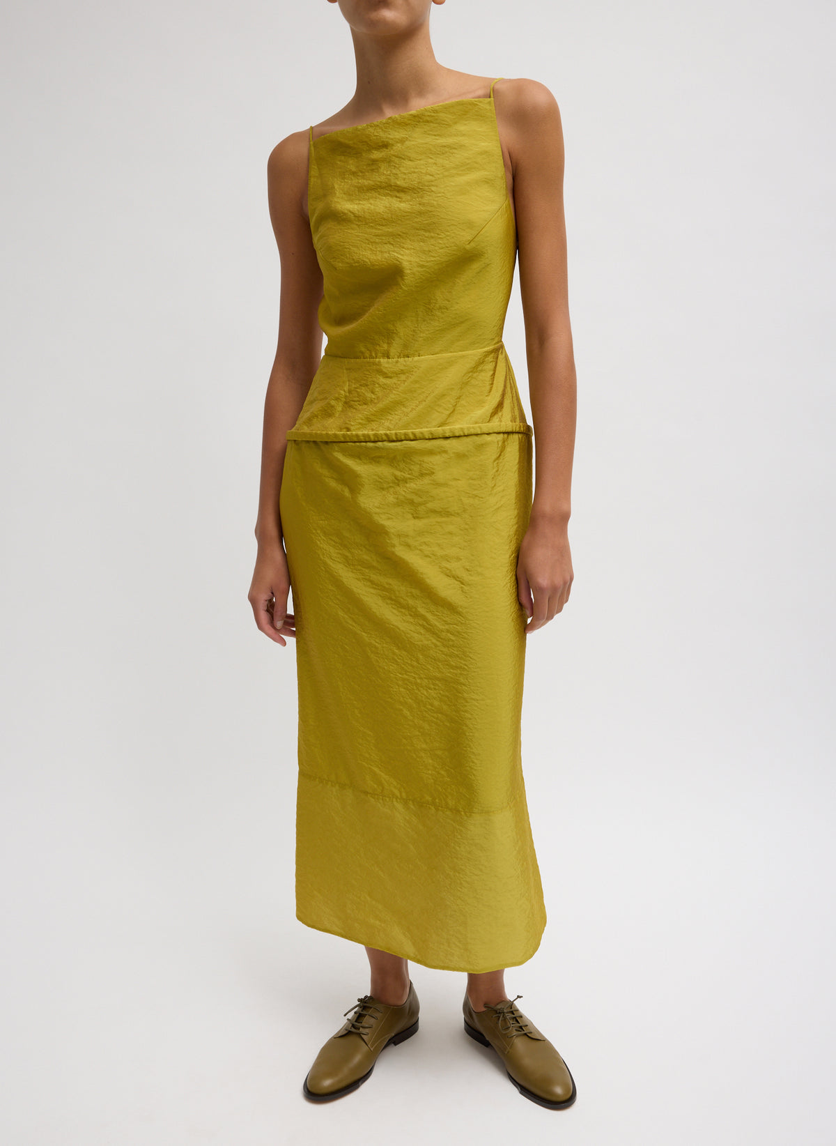 Chassis Hoop Strappy Dress – Tibi Official