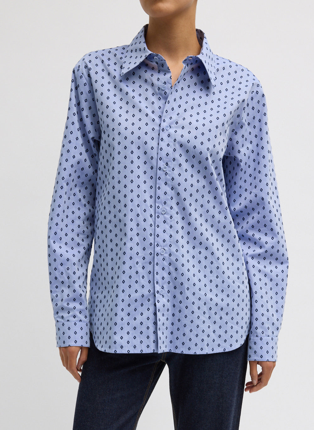 Flocked Oxford Classic Men's Shirt – Tibi Official