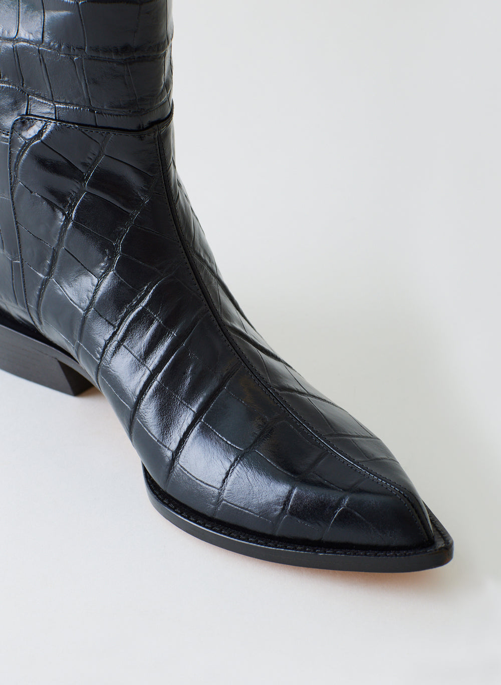 Croc Print Dean Boot – Tibi Official