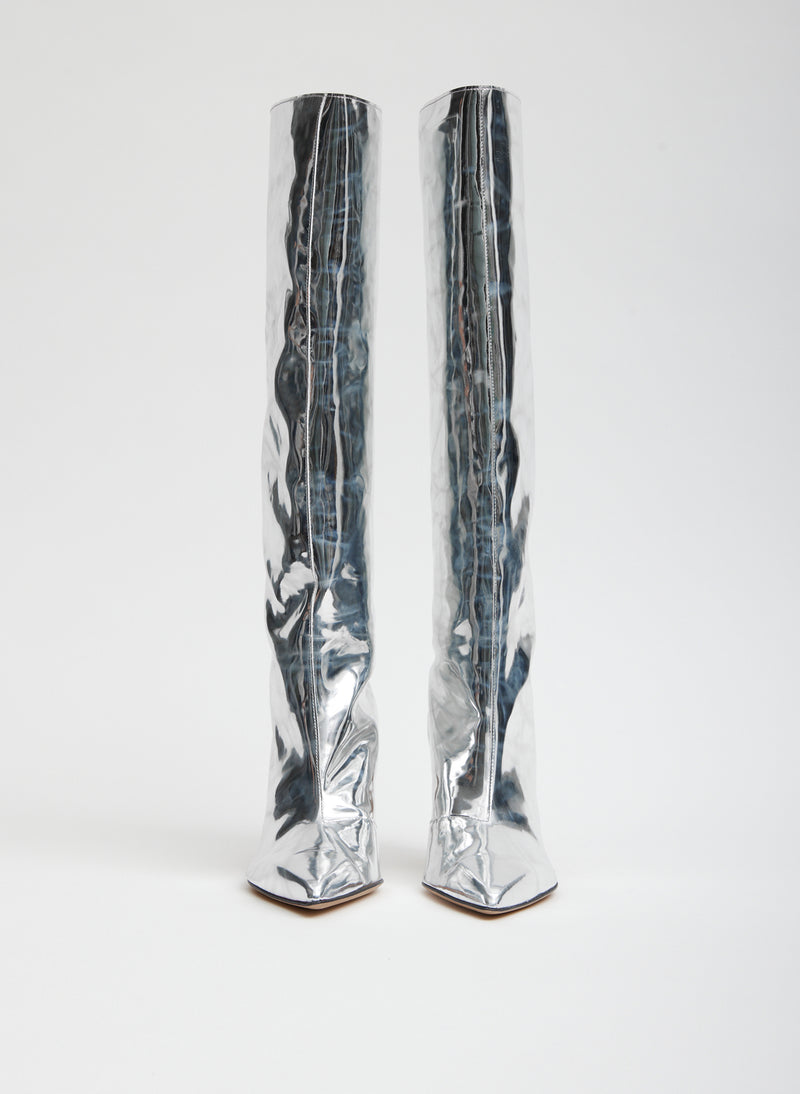 Mats Silver Boot – Tibi Official
