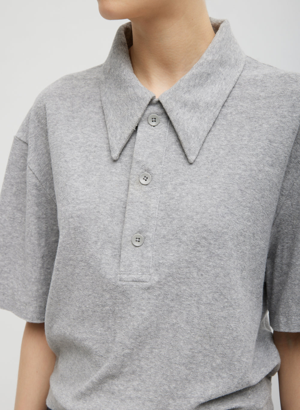 Dry Loop Terry Easy Polo Shirt – Tibi Official