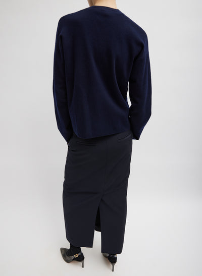 Double Faced Cashmere Oversized Easy Sweater – Tibi Official