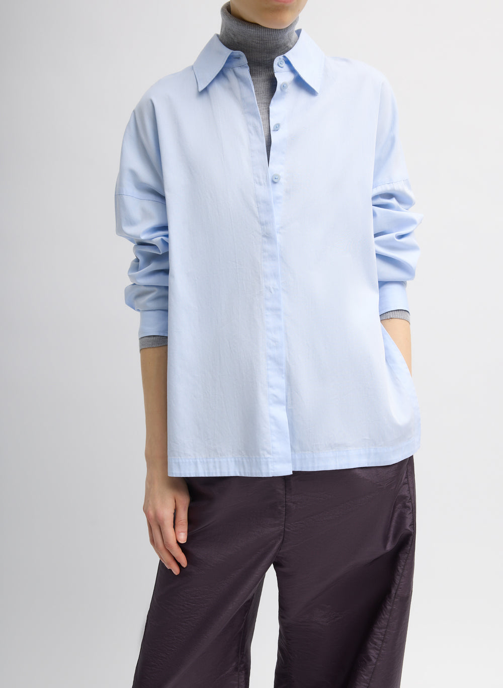 Gabe Oversized Shirt – Tibi Official