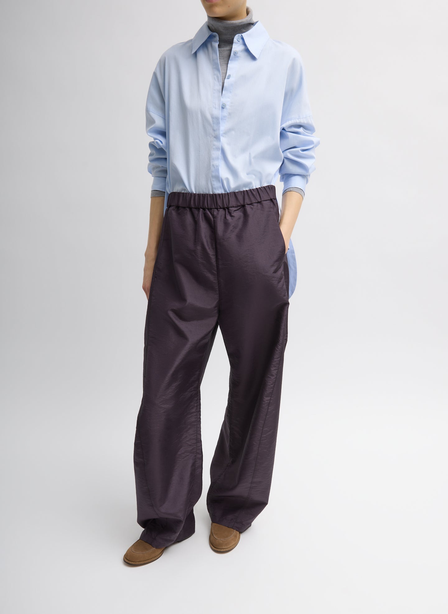 Crispy Nylon Winslow Pant – Tibi Official