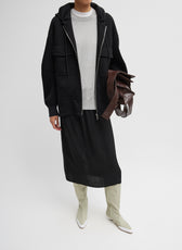 Techy Viscose Zip Up Hoodie – Tibi Official