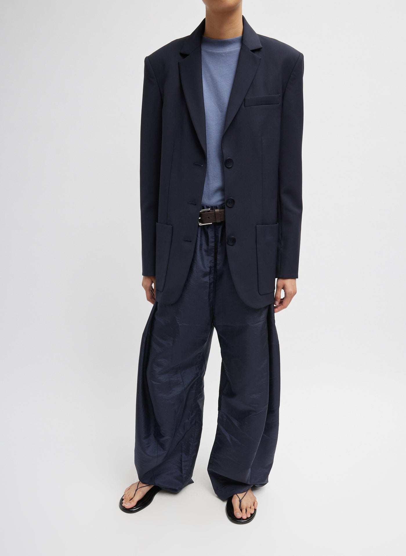 Tropical Wool Max Blazer – Tibi Official