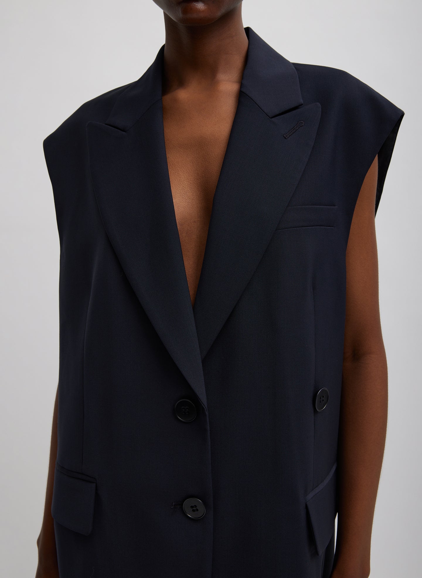 Tropical Wool Liam Vest – Tibi Official