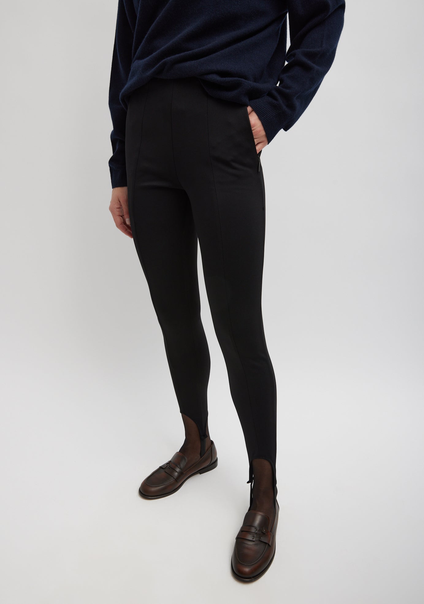 Compact Ultra Stretch Knit Stirrup Legging – Tibi Official