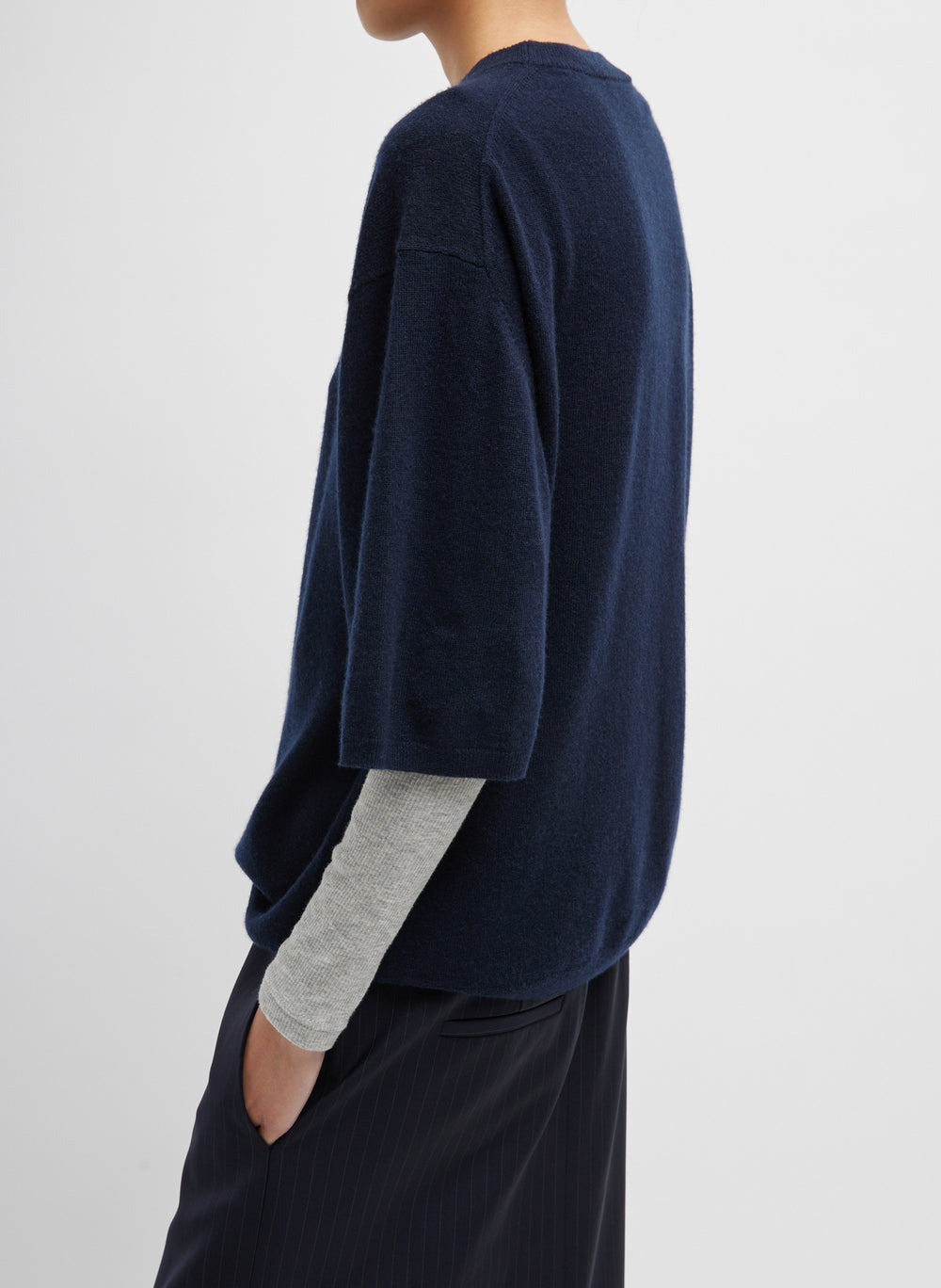 Washable Cashmere Oversized Easy T-Shirt – Tibi Official