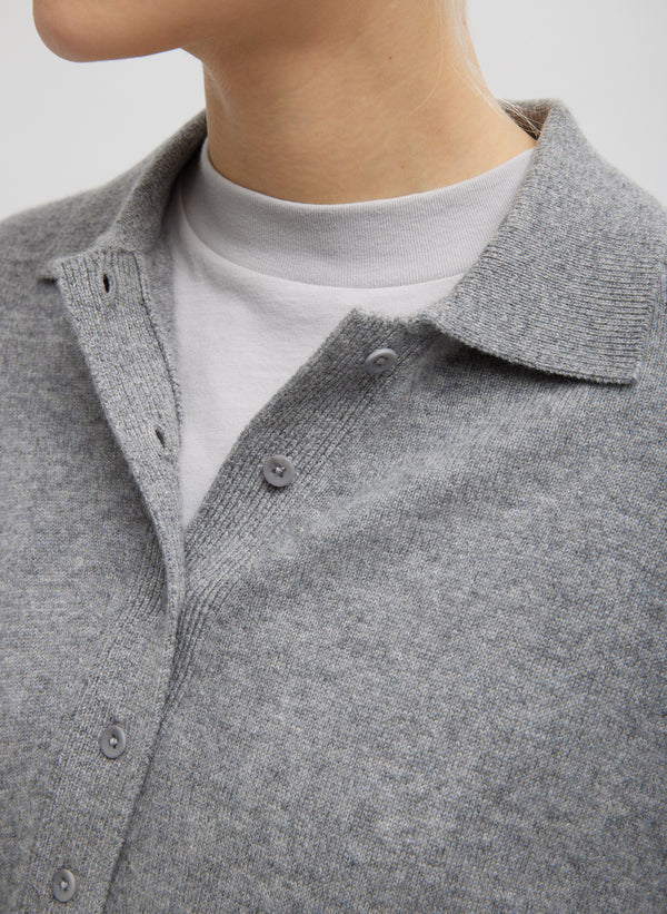 Washable Cashmere Easy Polo Sweater – Tibi Official