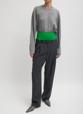 Washable Cashmere Easy V-Neck Sweater – Tibi Official