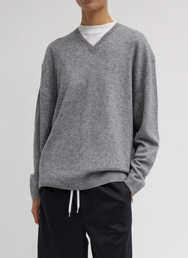 Washable Cashmere Easy V-Neck Sweater – Tibi Official