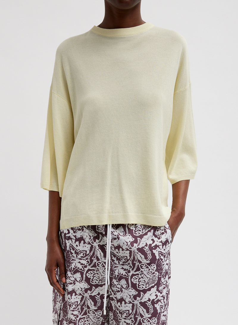 Crispy Sweater Oversized Easy T-Shirt – Tibi Official