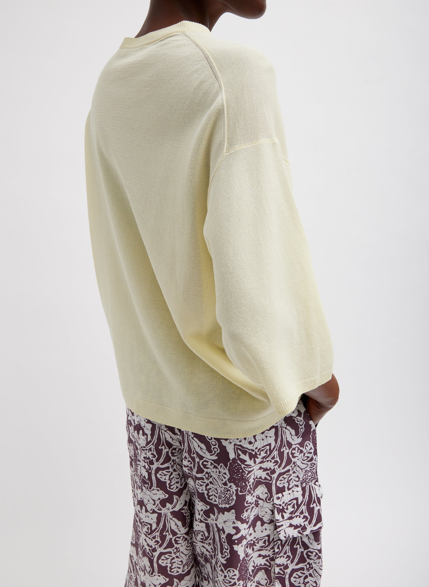Crispy Sweater Oversized Easy T-Shirt – Tibi Official