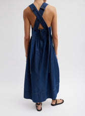 Light Weight Stone Wash Sculpted Dress – Tibi Official