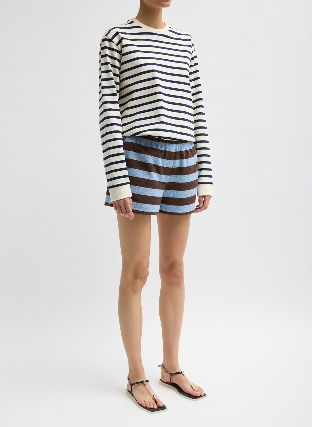 Bonded Dry Loop Terry Shorts – Tibi Official