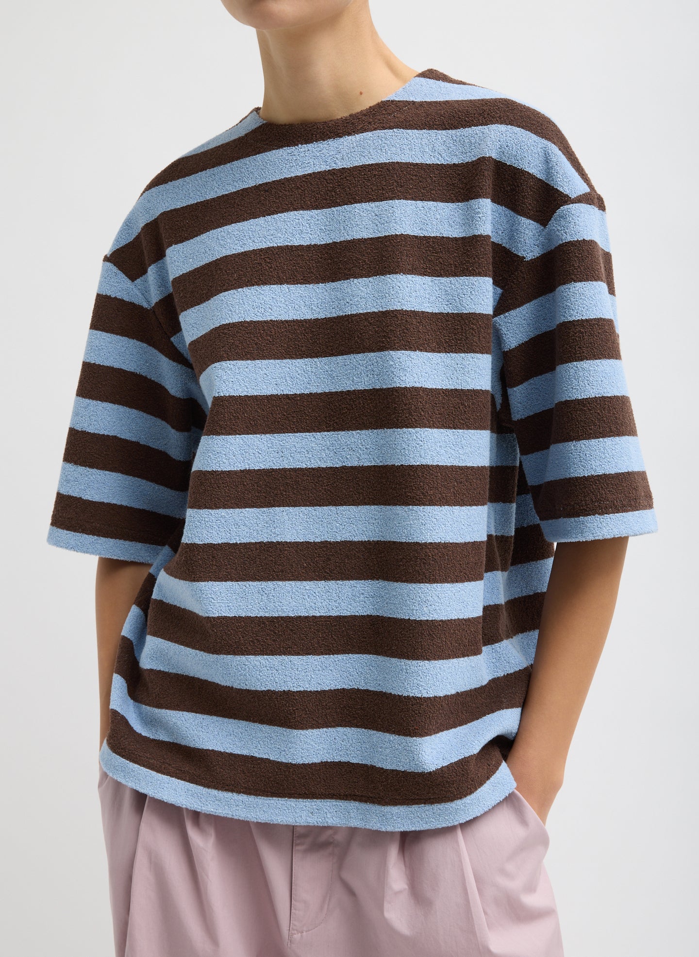 Bonded Dry Loop Terry Easy T-Shirt – Tibi Official